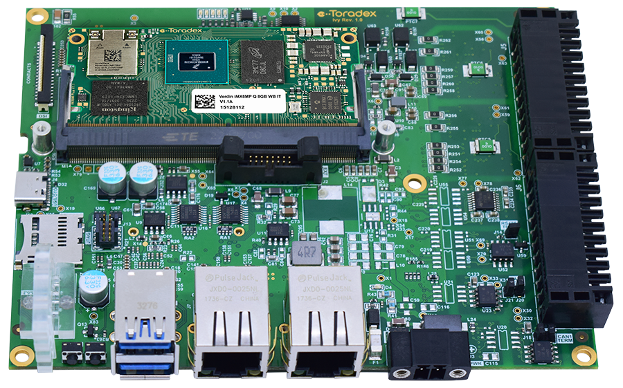 Ivy Single Board Computer - iMX95, iMX8M Plus, iMX8M Mini, AM62, AM69