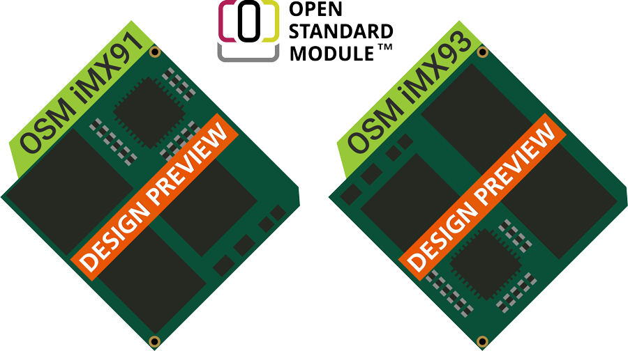NXP i.MX 91, i.MX 93 - OSM Computer on Modules
